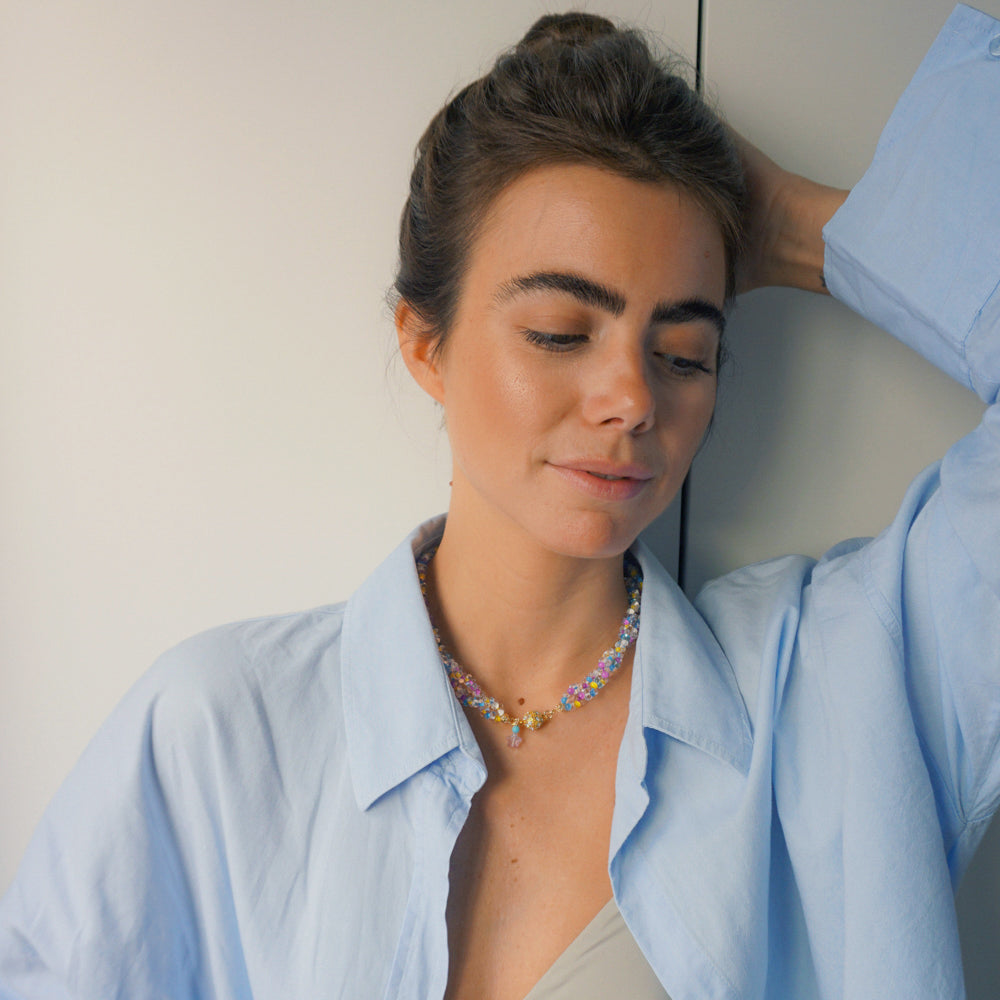 Matilda necklace magnetic clasp – GLIMMERING